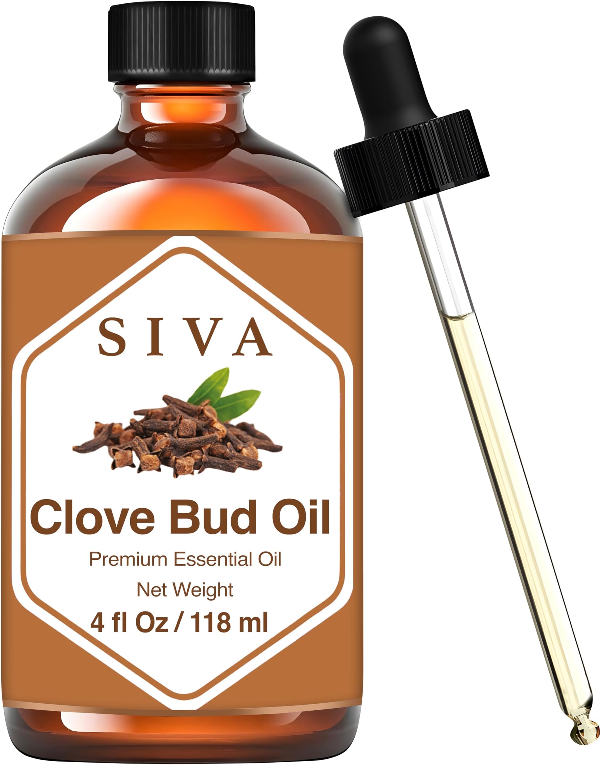Amazon.com: Brooklyn Botany Clove Essential Oil - Huge 4 Fl Oz - 100% ...