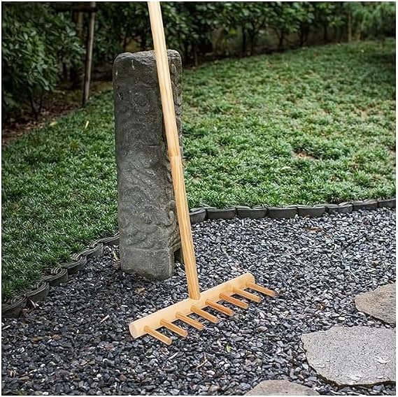 Full Size 4ft Zen Garden Rake, Japanese Nature Wooden Rake for Outdoor ...