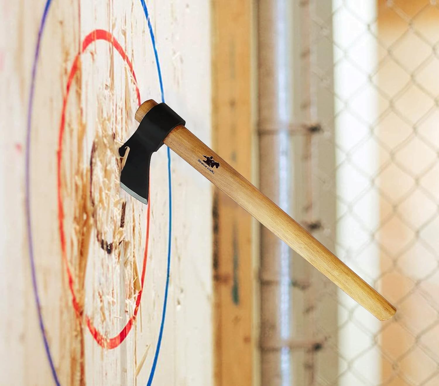 Amazon.com : Stratuscrafts 19" Competitions Throwing Axe - Lightweight ...