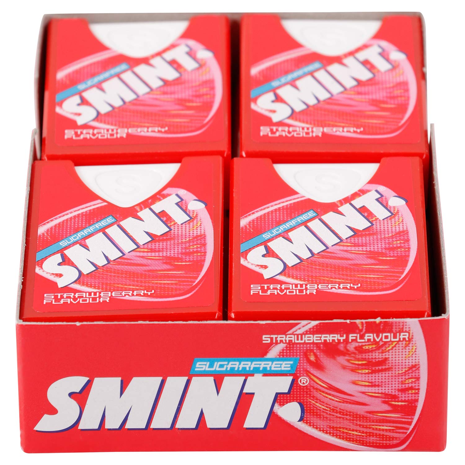 Smint, Sugarfree Strawberry Flavour Lozenges Pack, 51.2 g- Pack of 8 ...