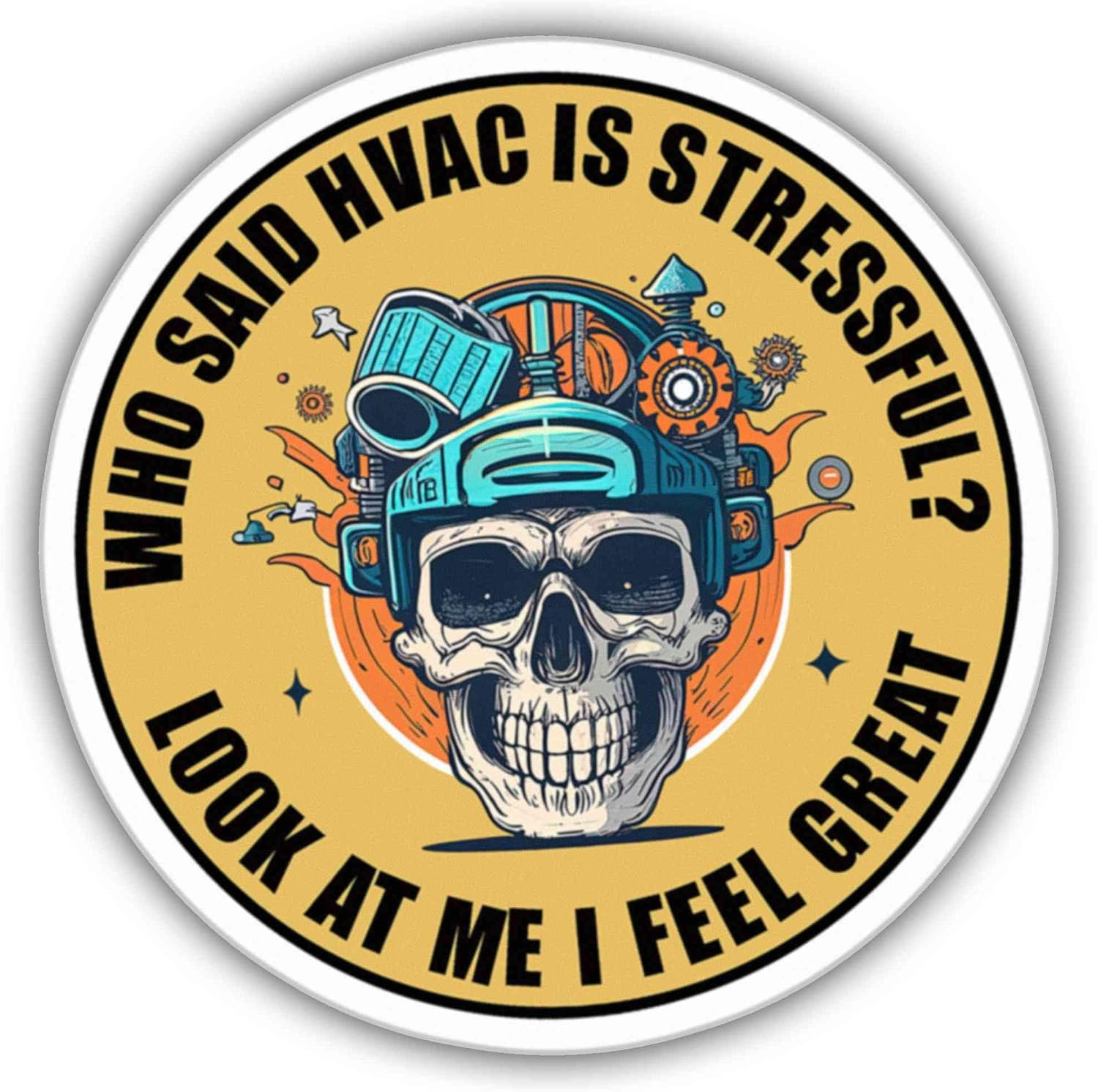 Amazon.com: HVAC Tech Sticker Funny HVAC Tech AC Repairman Technician I ...