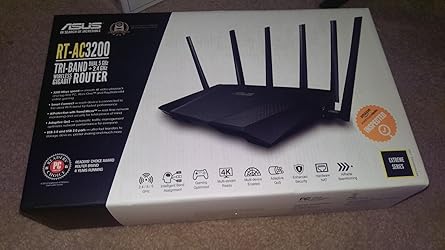 Amazon.com: "ASUS AC3200 Tri-Band Gigabit WiFi Router, AiProtection ...