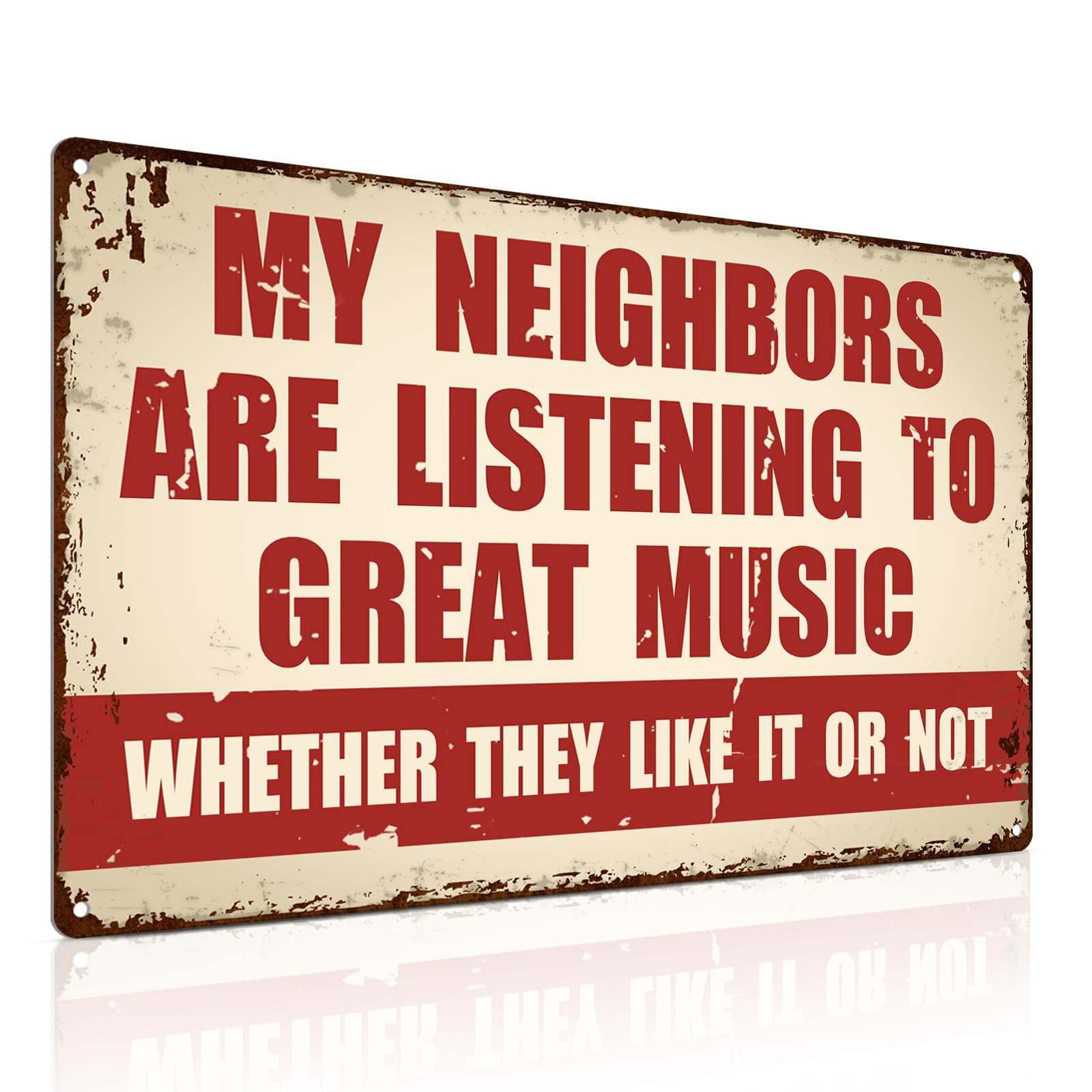 Amazon.com: ALKB Funny Music Metal Sign Gifts for Music Lovers - My ...