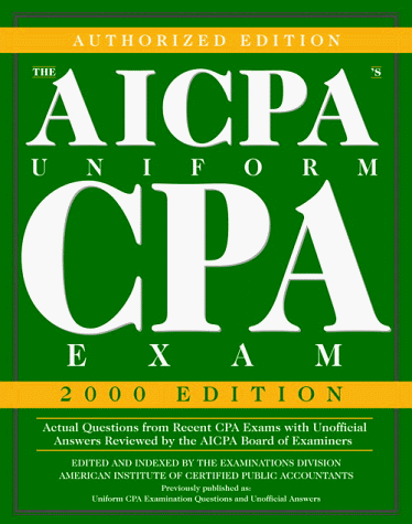 Buy The Aicpa S Uniform Cpa Exam 2 (AICPA UNIFORM CPA EXAMINATION) Book ...