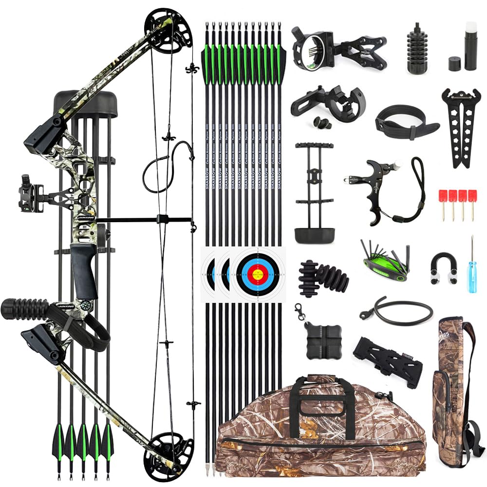 Buy SHARROW Archery Compound Bow and Arrow Complete Set 20-70 LBS ...