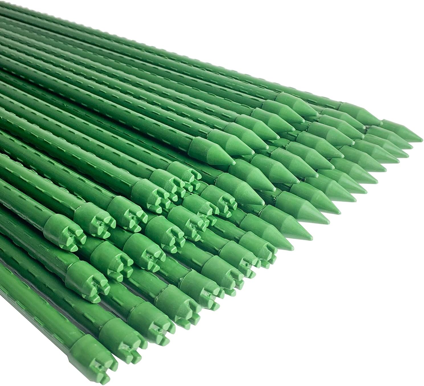 Heavy Duty 16mm Garden Plant Stakes | Flower, Peony, Pea & Runner Bean ...