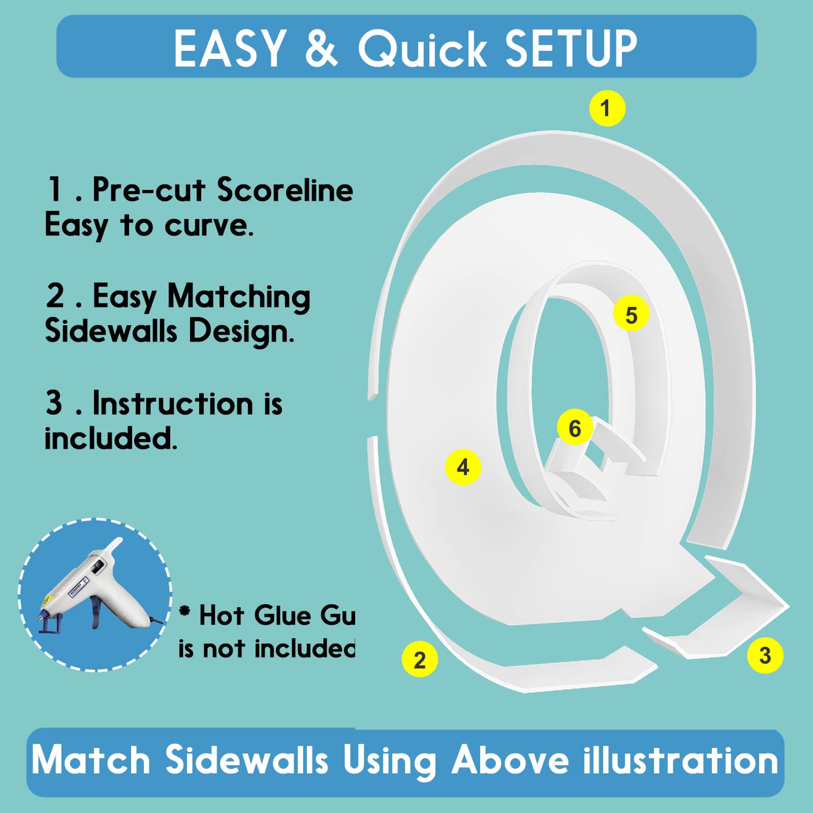 Snapklik.com : 2FT Letter Q Mosaic Balloon Frame Letter DIY Fillable ...