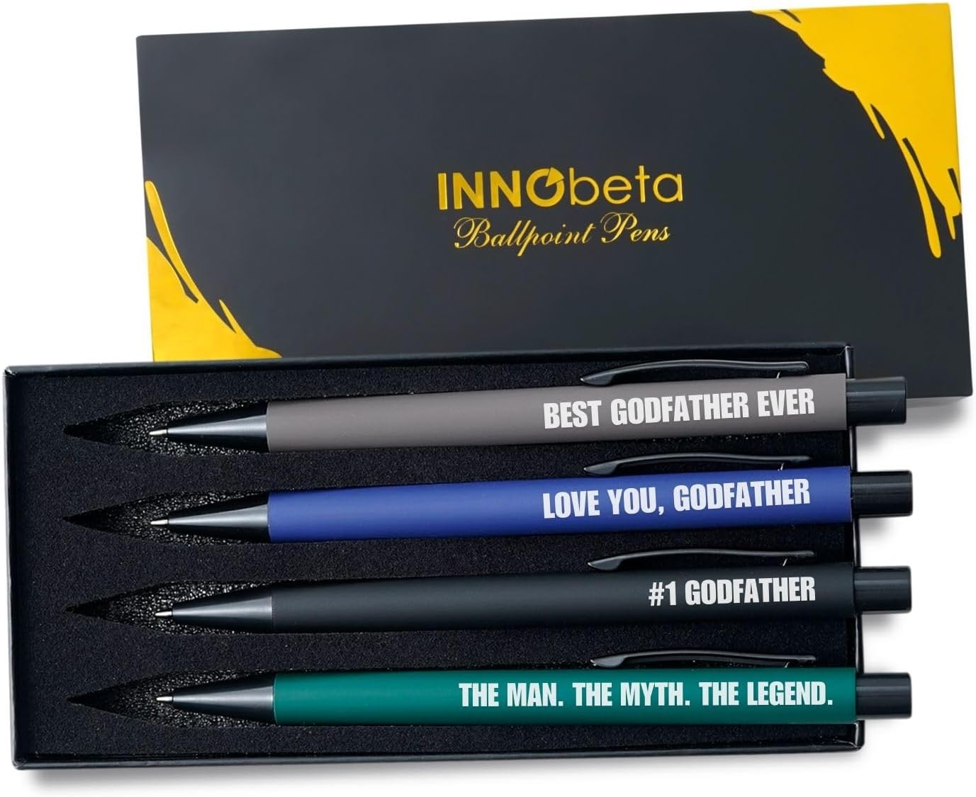 Amazon.com : InnoBeta Godfather Proposal Gifts, Ballpoint Pen Set of 4 ...
