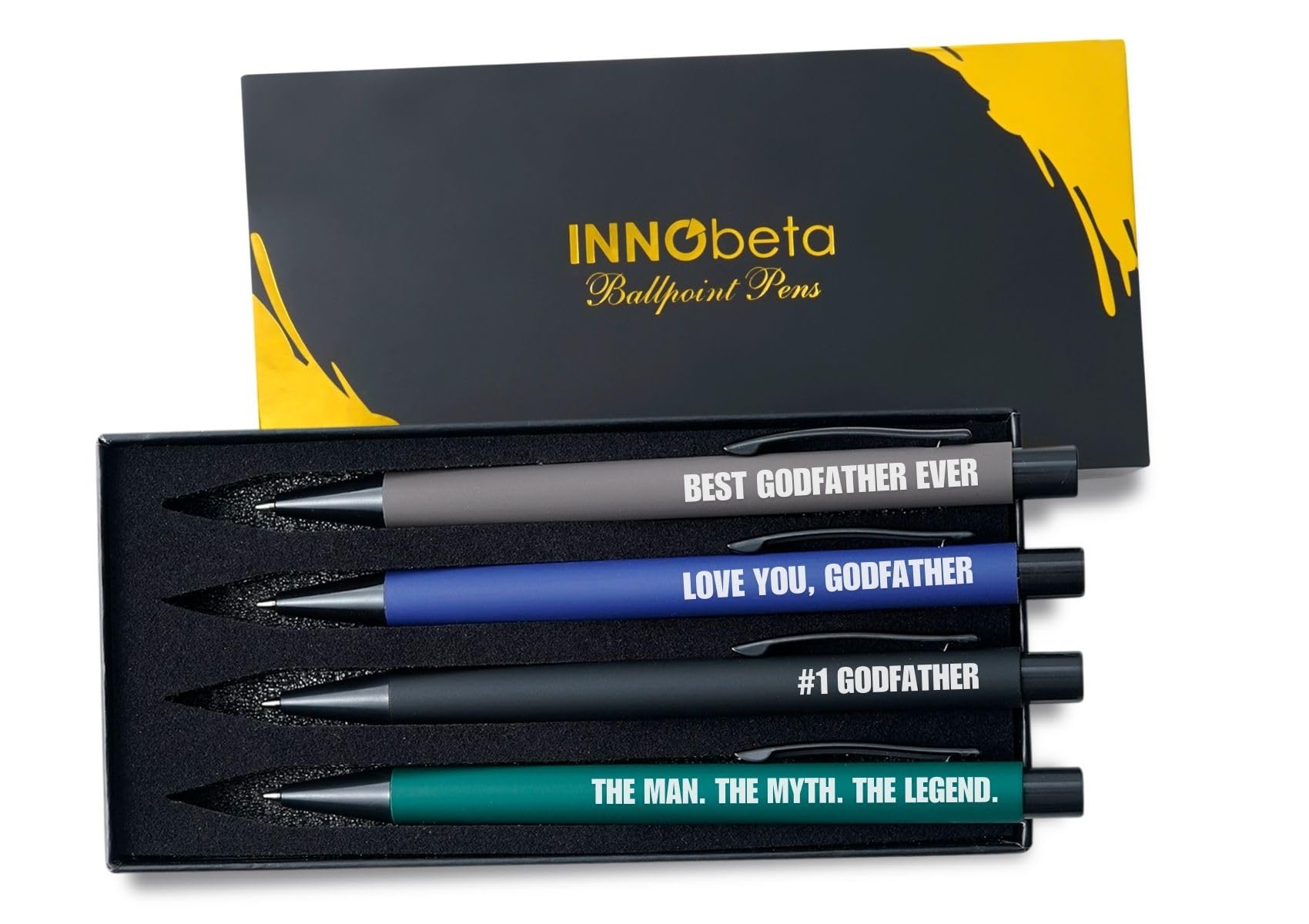 Amazon.com : InnoBeta Godfather Proposal Gifts, Ballpoint Pen Set of 4 ...