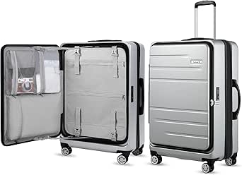 Amazon.com | LUGGEX 26 Inch Luggage with Spinner Wheels, Expandable PC ...