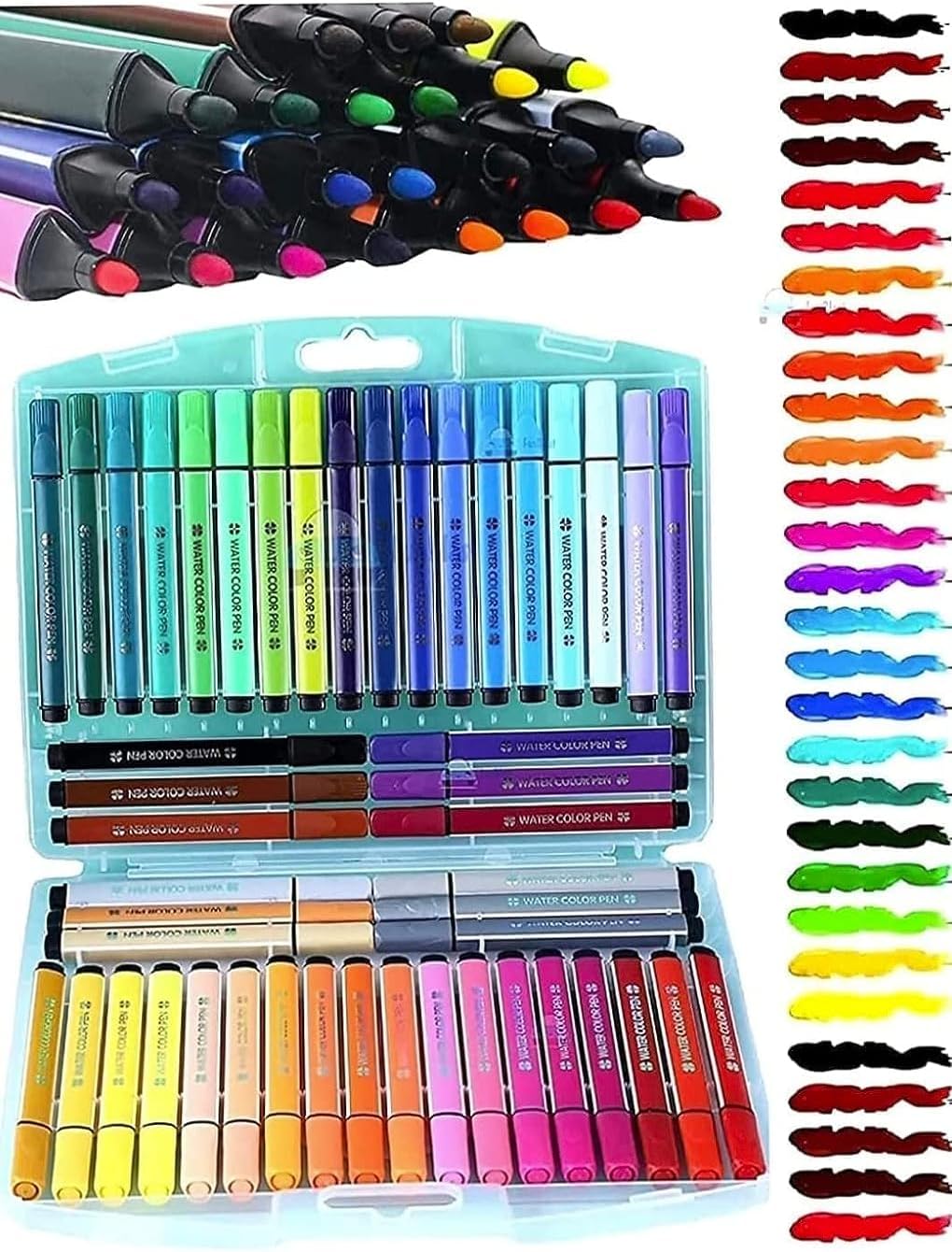 WOPPCART Children Deluxe Art Drawing Crayon Color Set for Kids Case Art ...