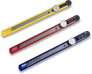 FIS® Utility Cutter Knife, 9mm Stainless Steel Blade, 140x13.2mm Size ...