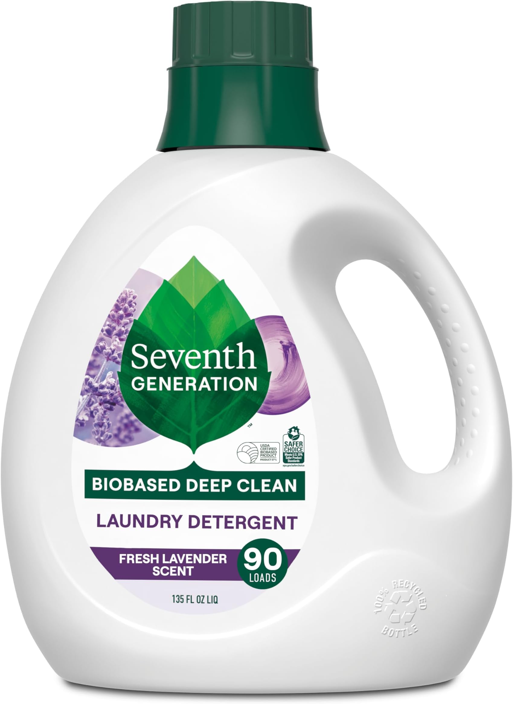 Amazon.com: Seventh Generation Natural 53 Loads concentrated Laundry ...