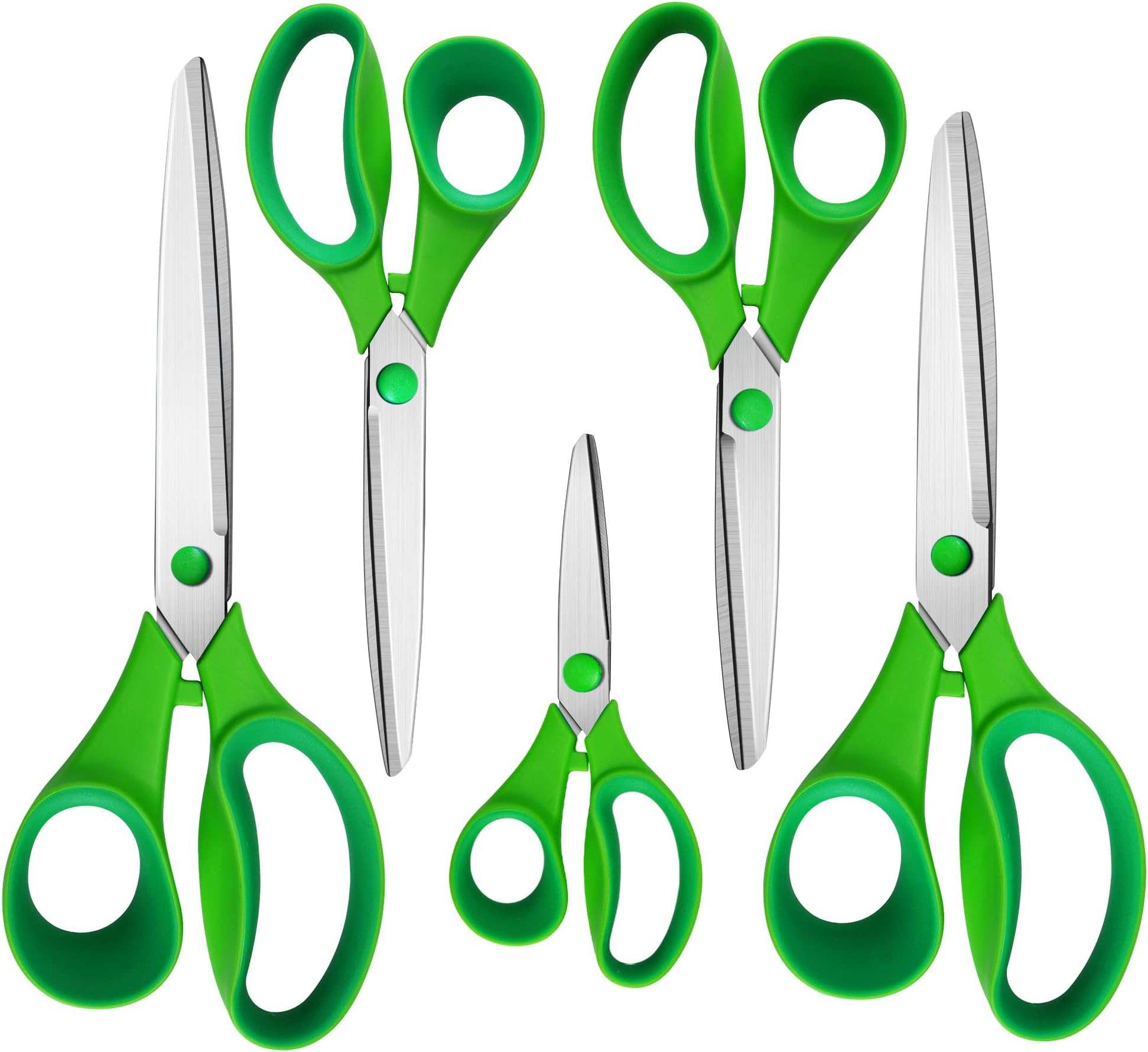 Amazon.com: Westcott 3 Piece All Purpose Stainless Steel Scissors Set ...