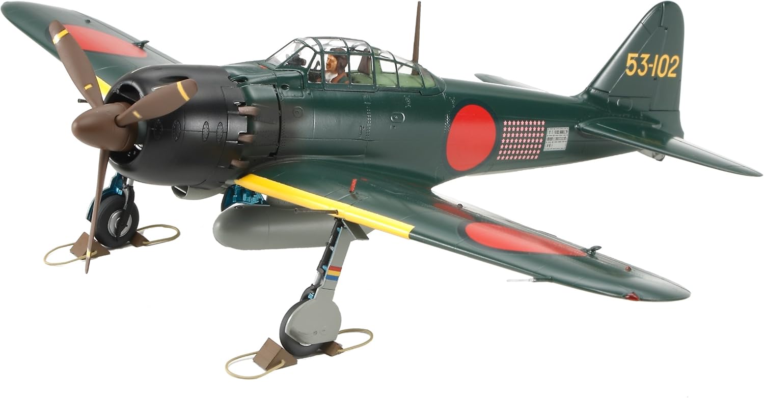 Amazon.com: 1/48 Scale Mitsubishi A6M5 Zero Fighter 53-102 (Completed ...