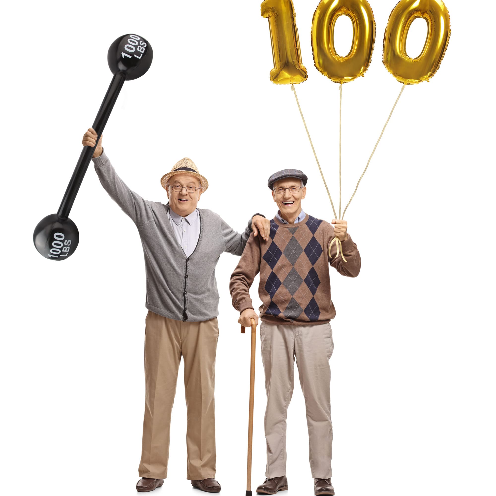 Snapklik.com : 8 Pcs 47 Inch Inflatable Dumbbell Giant Inflatable ...