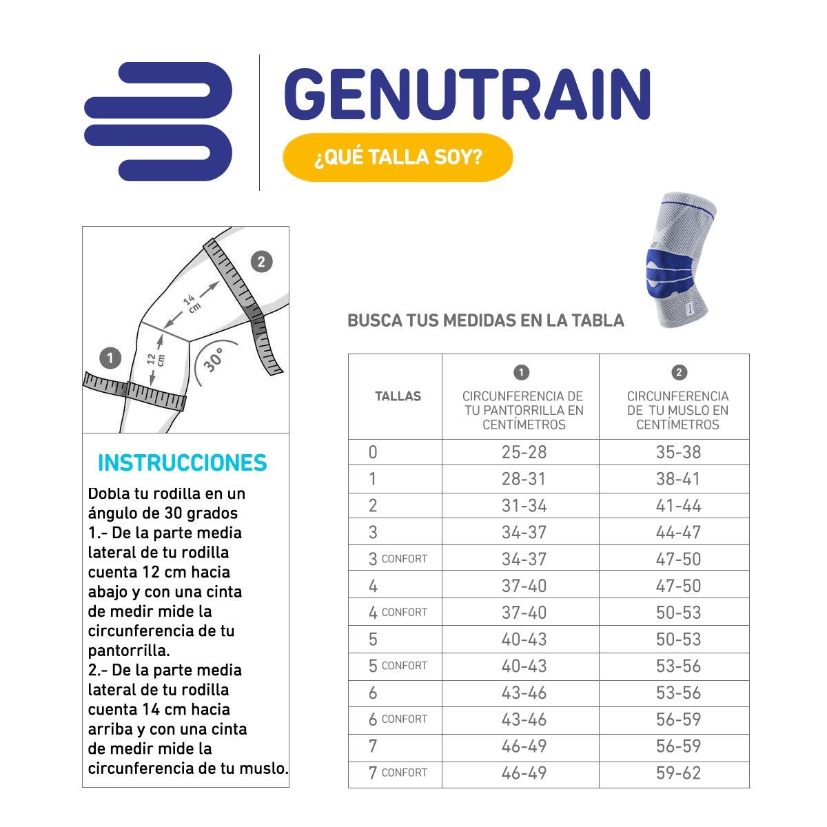 Bauerfeind GenuTrain - Knee Support Brace - Targeted Support for Pain ...