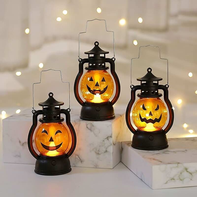 Amazon.com: plastic lighted pumpkin
