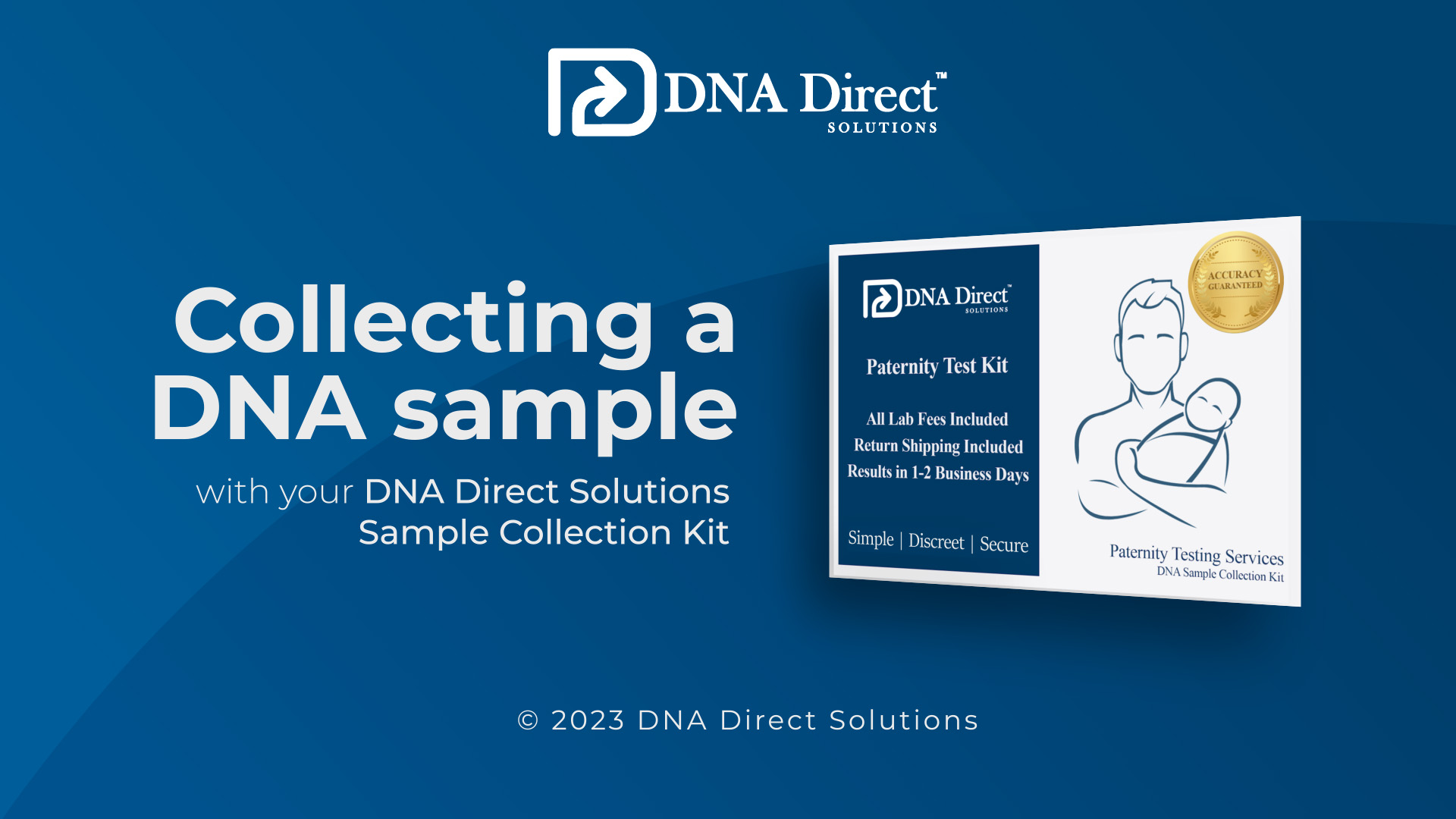 Watch DNA Direct Paternity Test Kit - At Home Collection Kit on Amazon Live