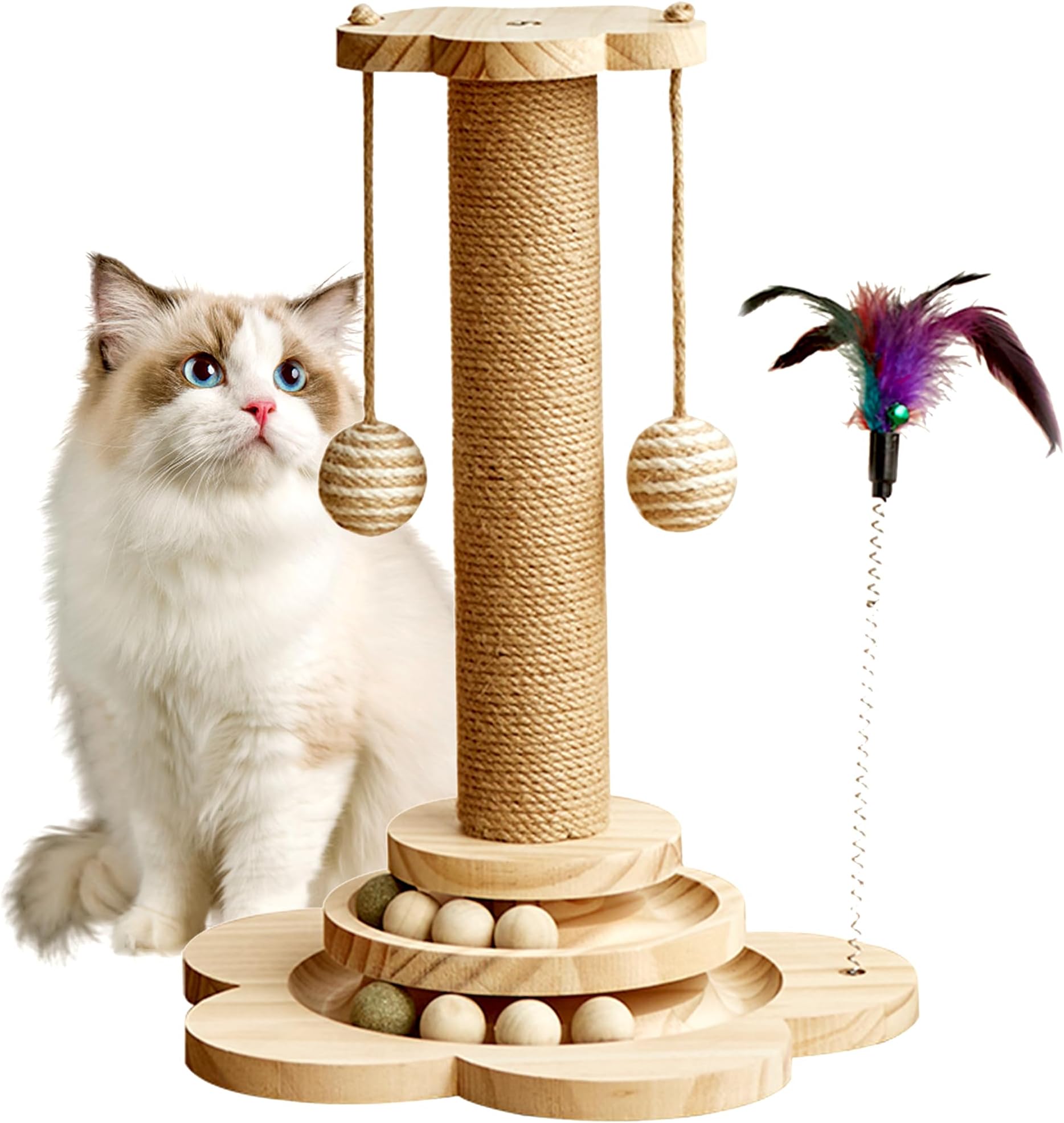 Amazon.com : Mora Pets Cat Scratching Post 18” Cat Scratch Post Cat ...