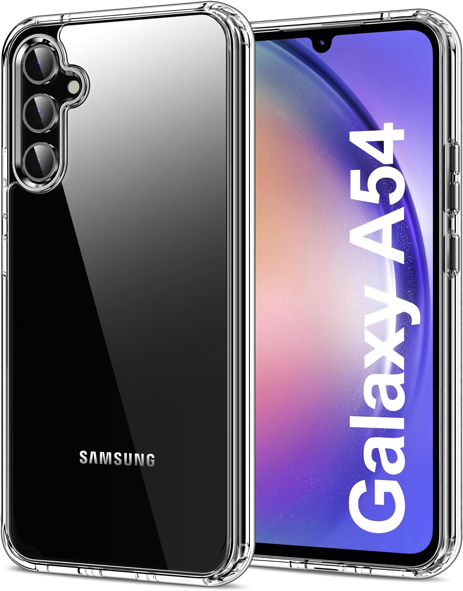 HOOMIL Case for Samsung Galaxy A54 5G 6.4-Inch, Anti-Yellowing, Drop ...