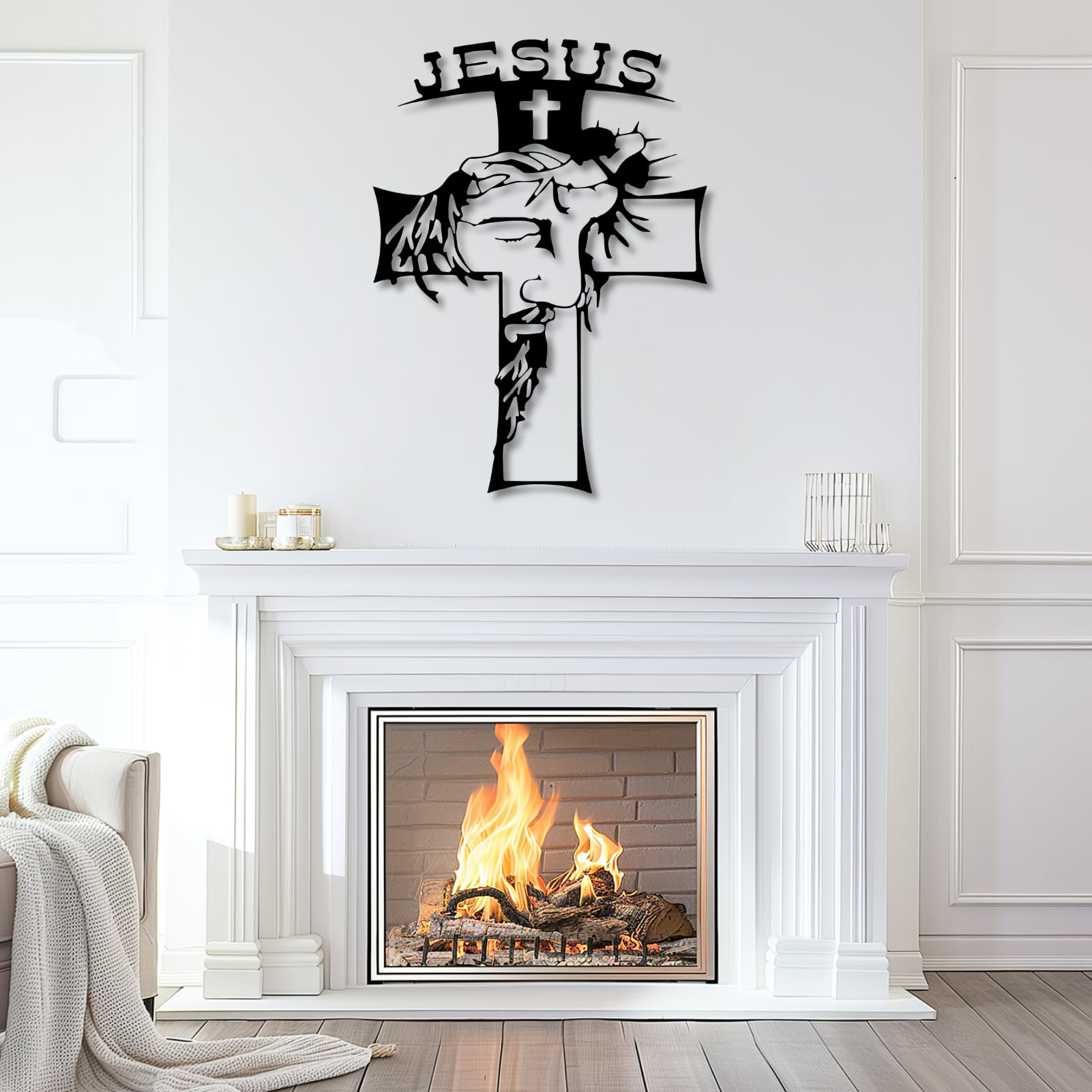 Jesus Metal Cross