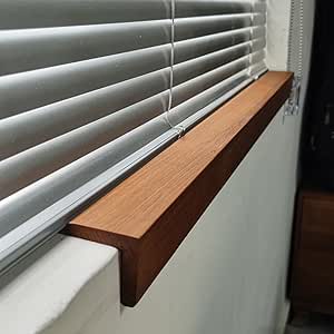 Amazon.com: Onwowsun Teak L Window Cover Sill Plate Shelf Plate Corner ...