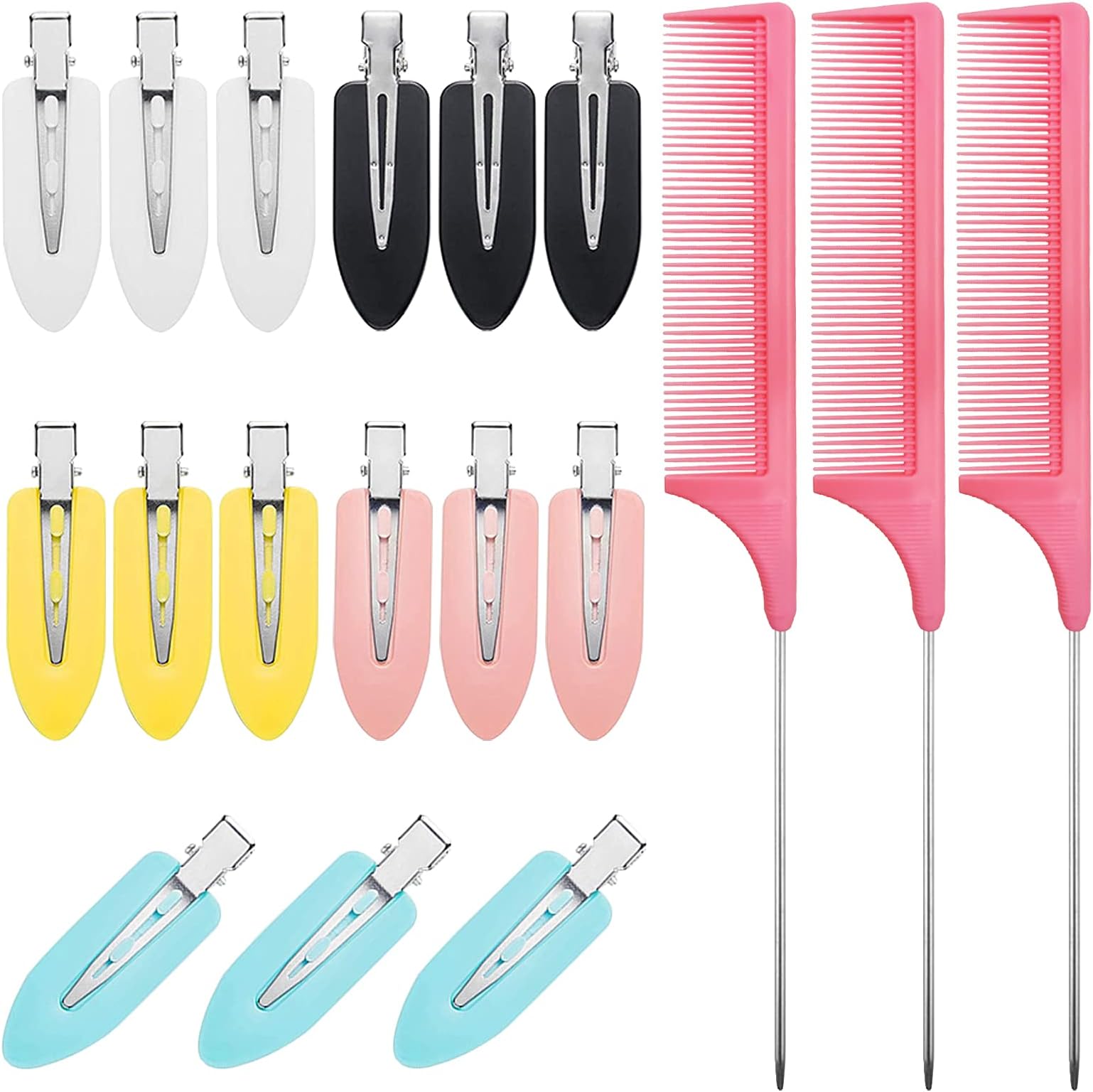 Amazon.com : Rat Tail Combs and Hair Clips:2Pcs Rat Tail Comb,Fine ...