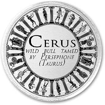 Amazon.com: Cerus Wild Bull Tamed by Persephone - 3" Sew/Iron On Patch ...