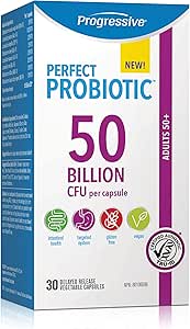 Progressive Perfect Probiotic Adult 50+ 50B, 30 Count : Amazon.ca ...