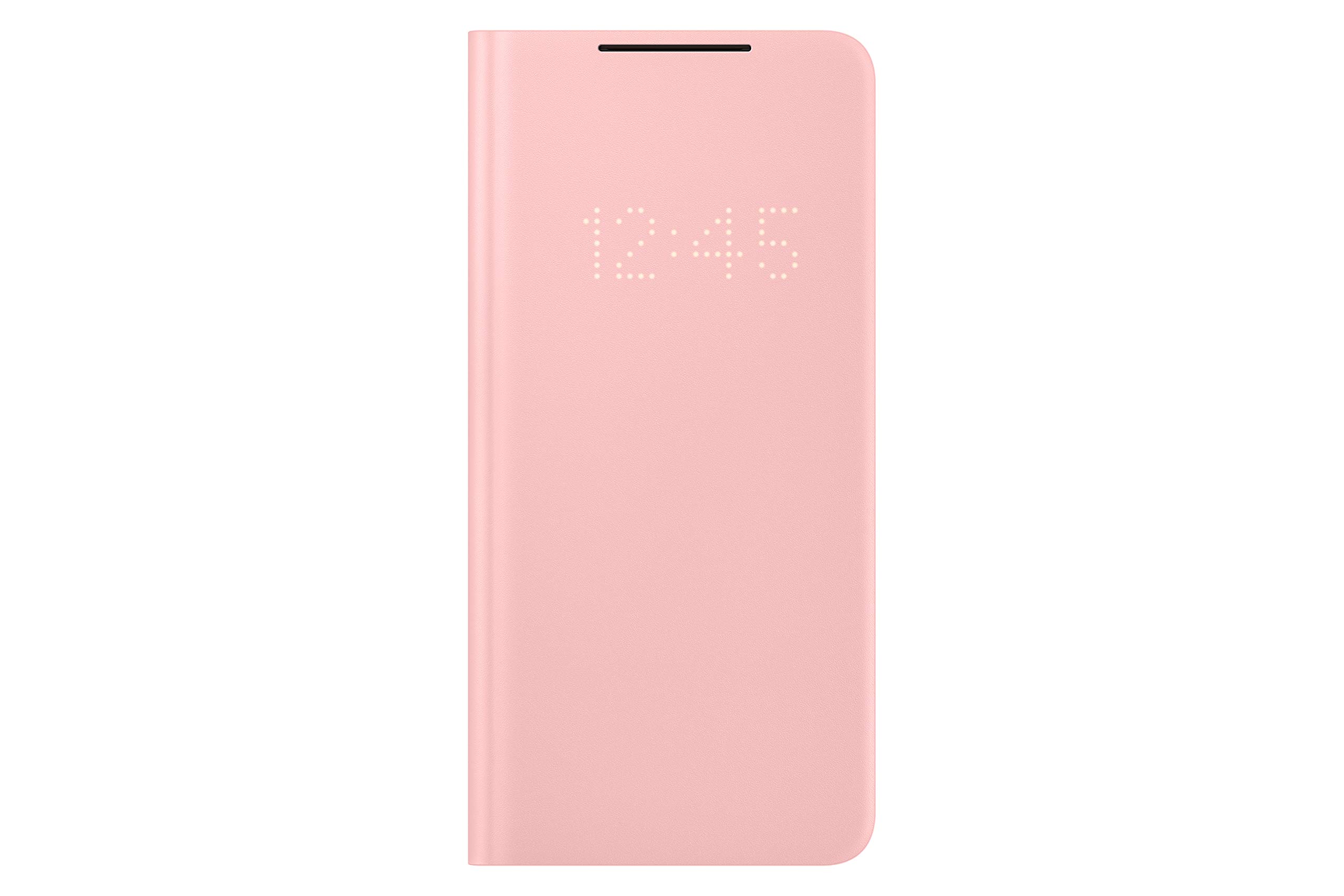 Amazon.com: Samsung Galaxy S21+ Case, LED Wallet Cover - Pink (US ...