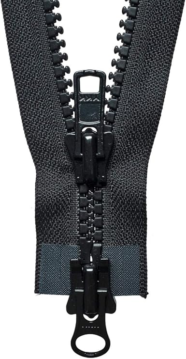 Premium Quality YKK Plastic Heavyweight Two Way Open Ended Zipper Zips ...