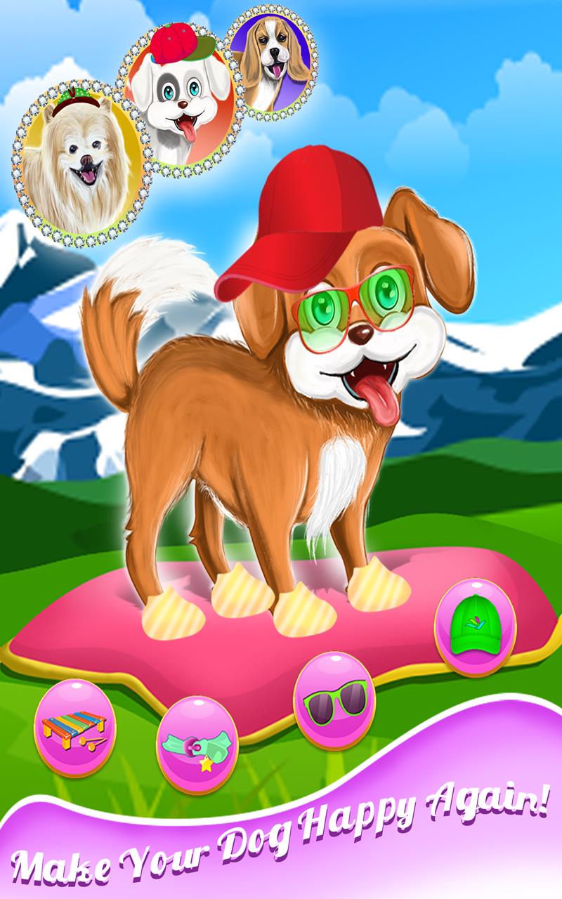 Little Pet Puppy Dog Makeover Dressup & Doctor - Free Animal Games For ...