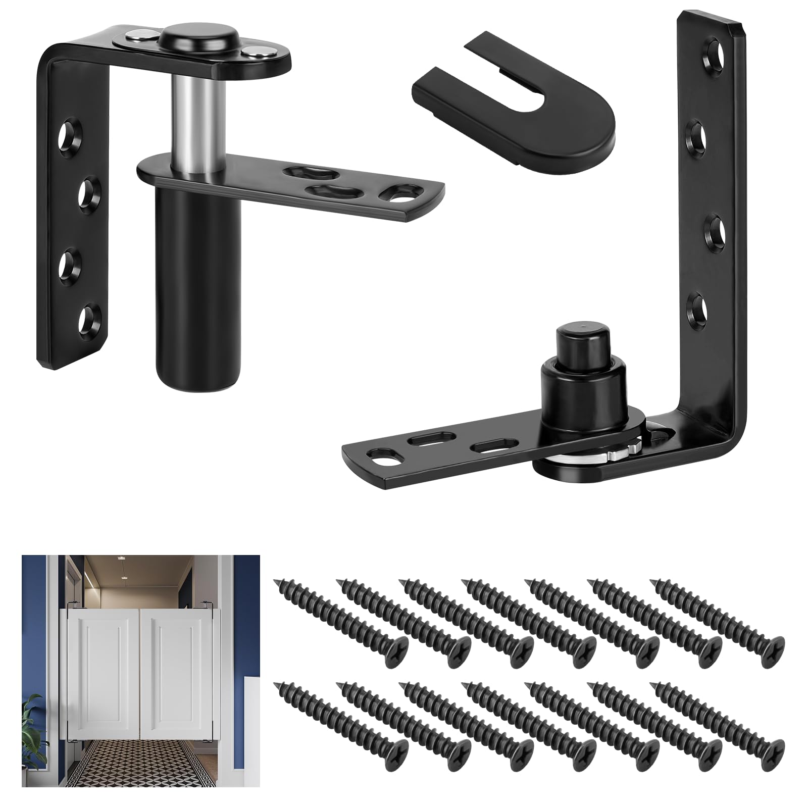 Snapklik.com : Saloon Door Hinges, 304 Stainless Steel Swinging Door ...