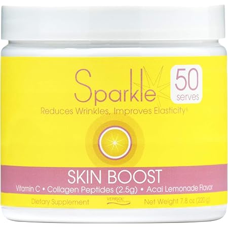 Amazon.com: Hydrolyzed Collagen Powder - Sparkle Skin Boost Plus (No ...
