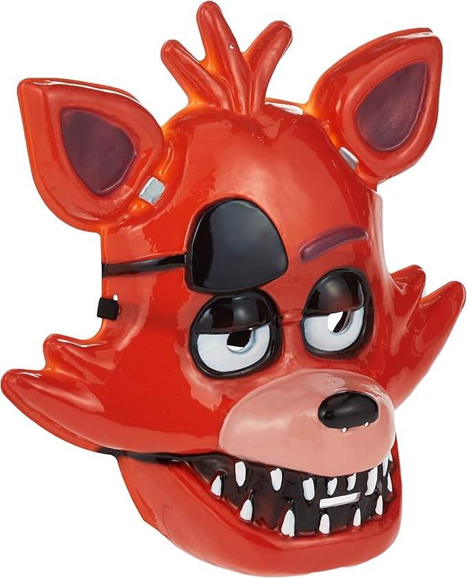 Amazon.com: Rubies Five Nights At Freddy's: Foxy Half Mask for Adults ...