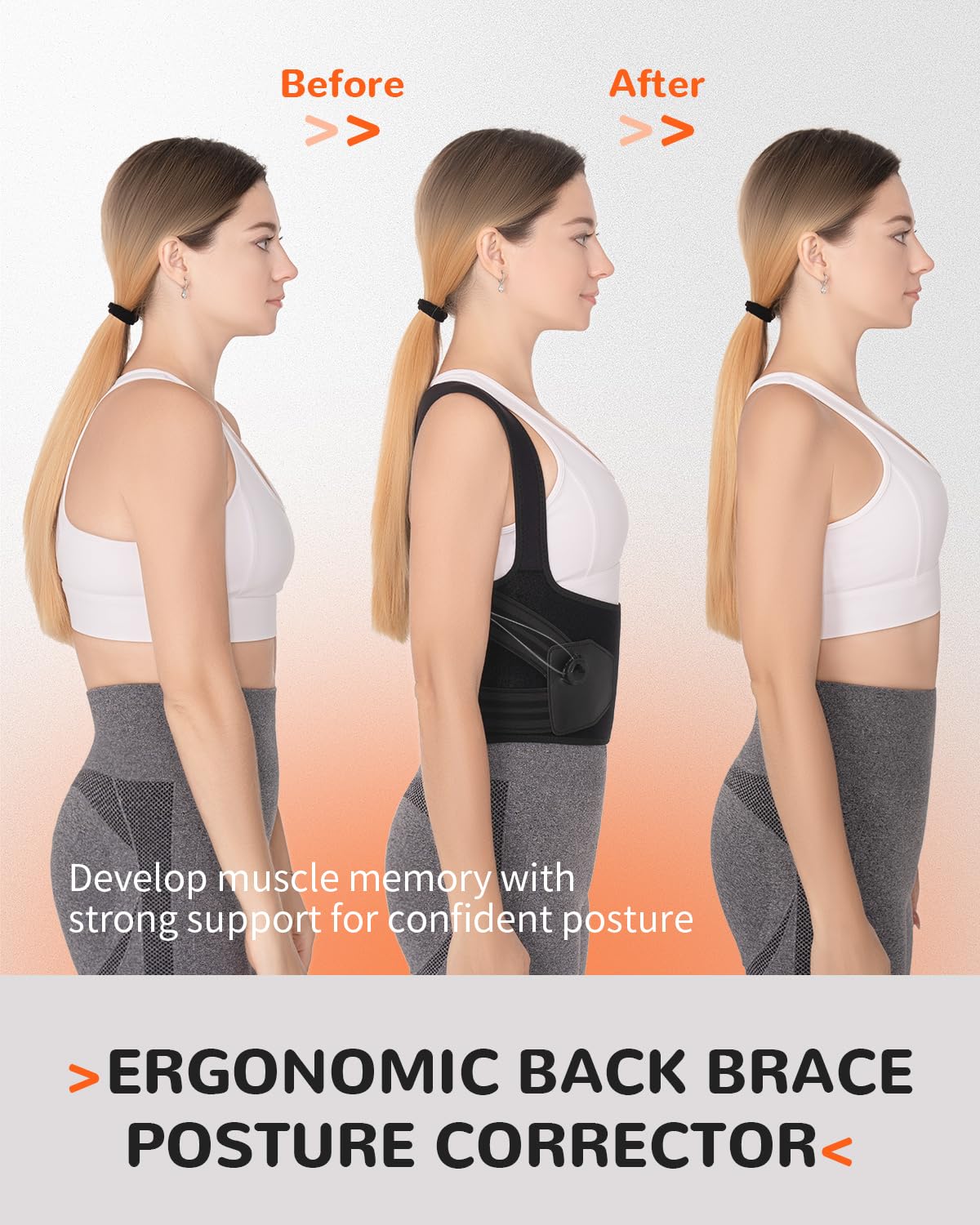 Snapklik.com : Upgrade Posture Corrector For Women And Men, Back Brace ...