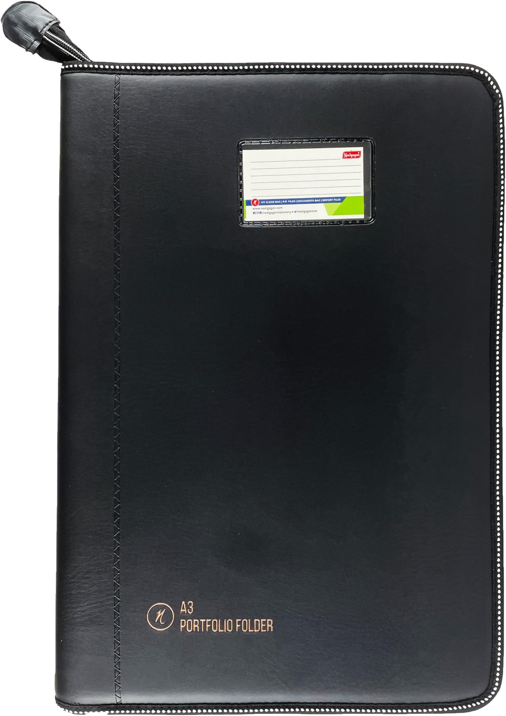 NEELGAGAN CB - A3-1 Executive Portfolio Folder - with 20 Pockets ...