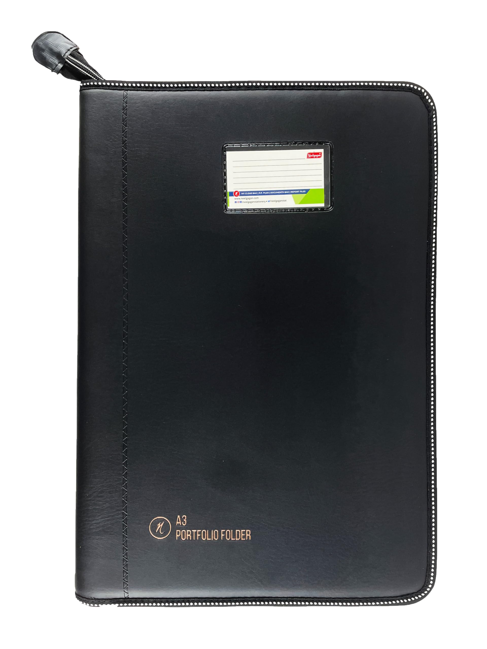 NEELGAGAN CB - A3-1 Executive Portfolio Folder - with 20 Pockets ...