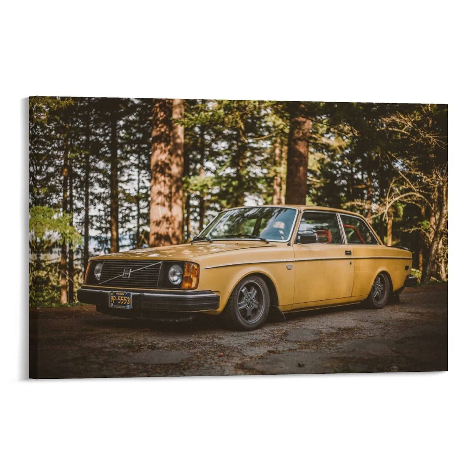 Classic Car Posters Volvo Dirk BECKER Volvo P1800S | Art Print