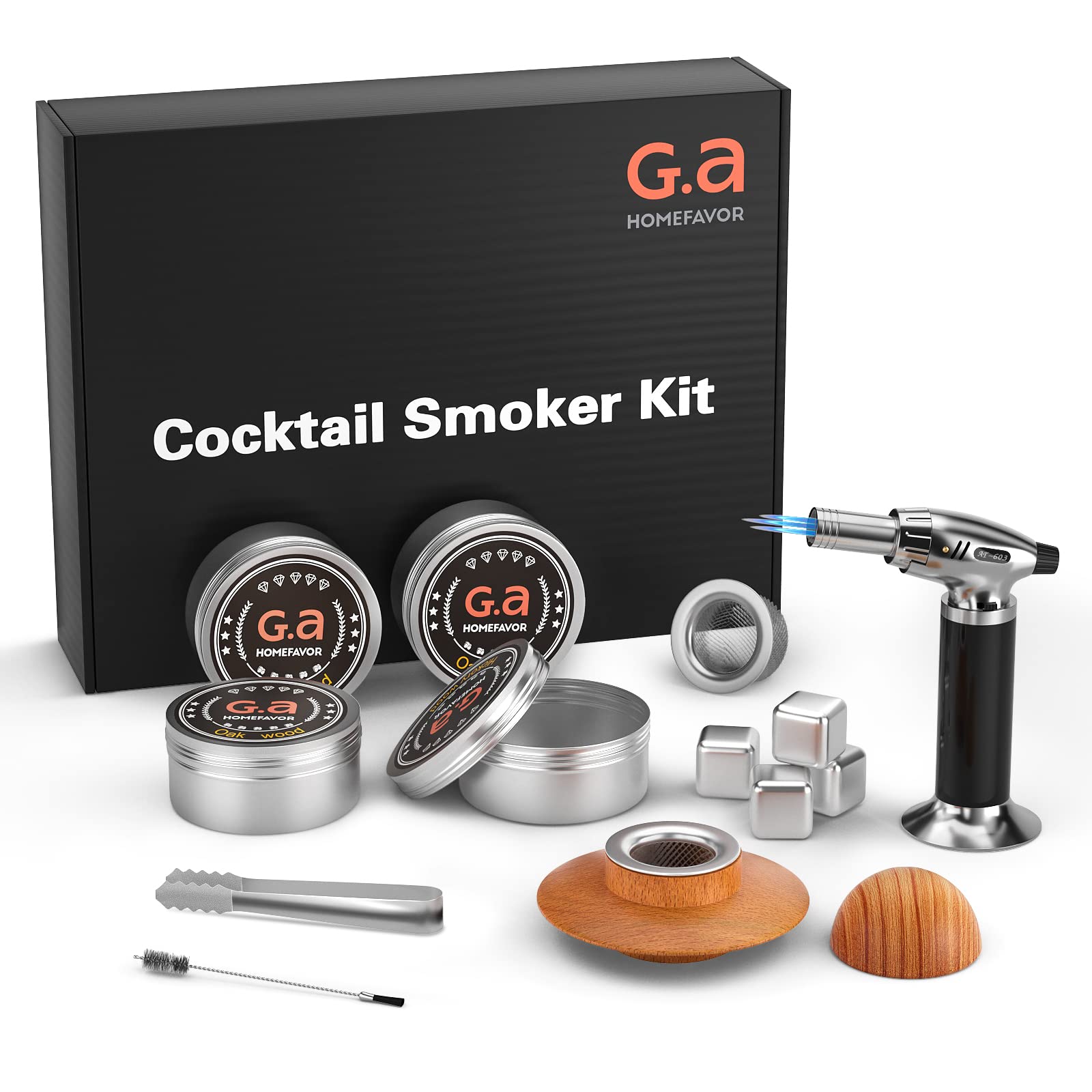 Whiskey Smoker Kit, Cocktail Smoker Kit With Torch, Old Fashioned Drink ...