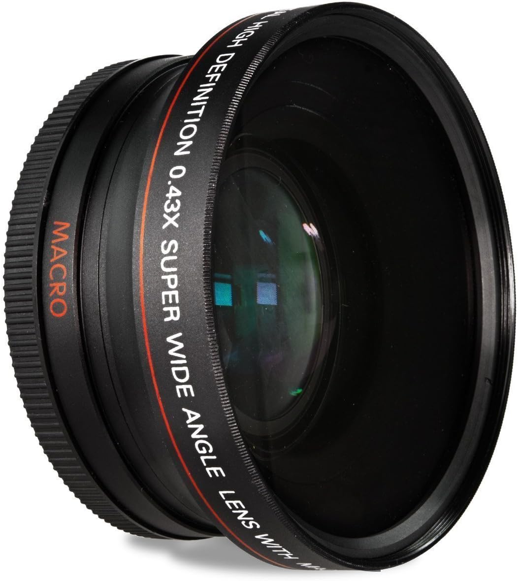 Amazon.com : 55MM 0.43x Wide Angle Conversion Lens with Macro Close-Up ...