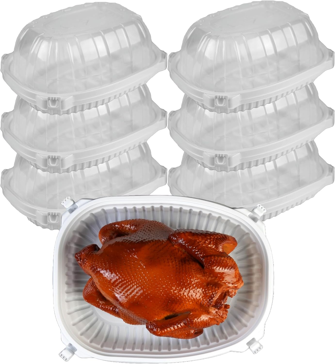Amazon.com: RELOCKS Plastic Chicken Roaster Storage Container with Lid ...