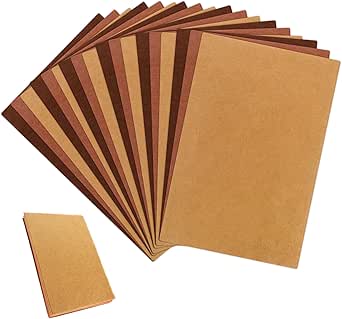 Amazon.com: Brown Felt Fabric, 18 Pieces Felt Sheets for Crafts Brown ...