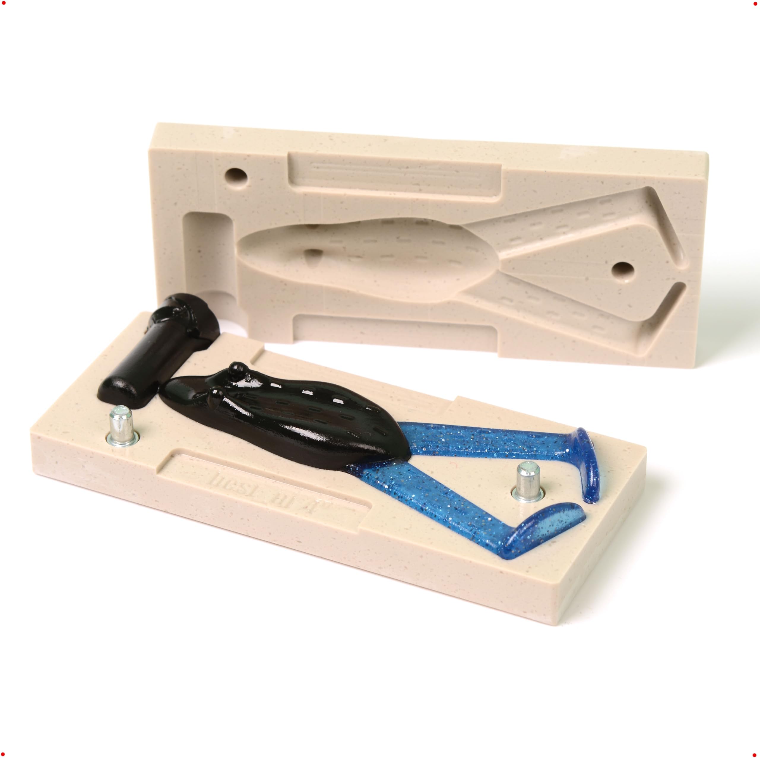 Amazon.com: Soft Plastiс Mold Lure Making Injection Molds Fishing Lures ...