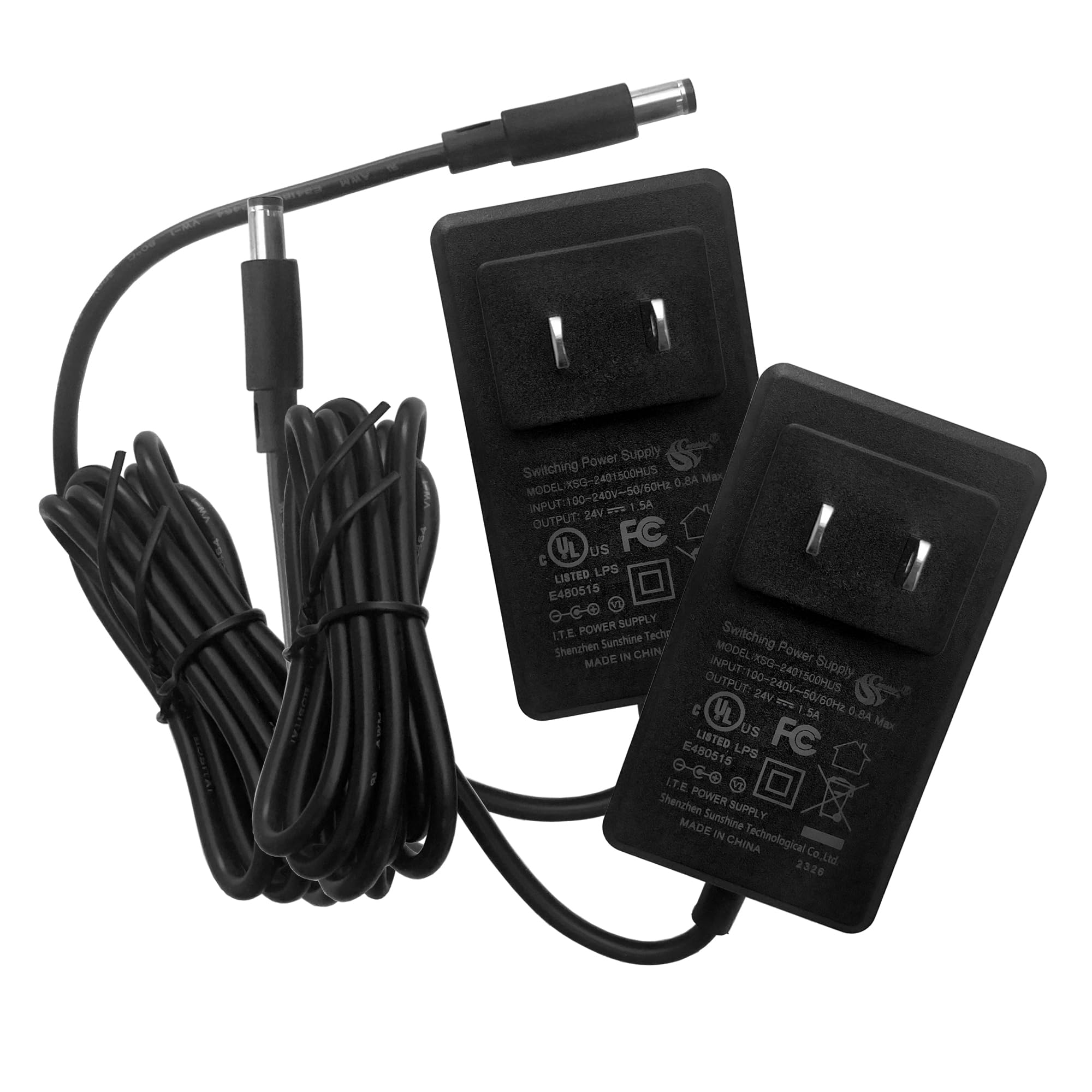 Snapklik.com : Coolerguys 110-240VAC Input 24V 1.5A Output Power Supply