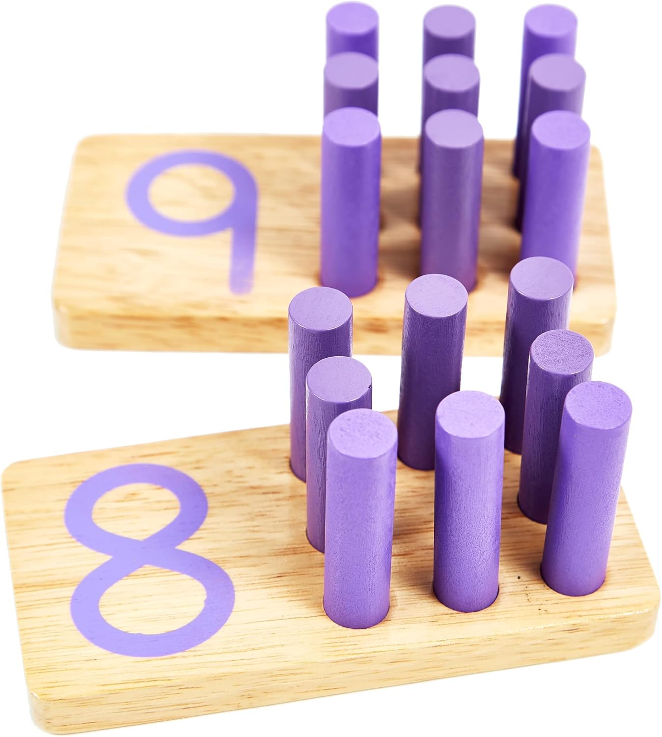 Buy Counting Peg Board | Montessori Math and Numbers for Kids | Wooden ...