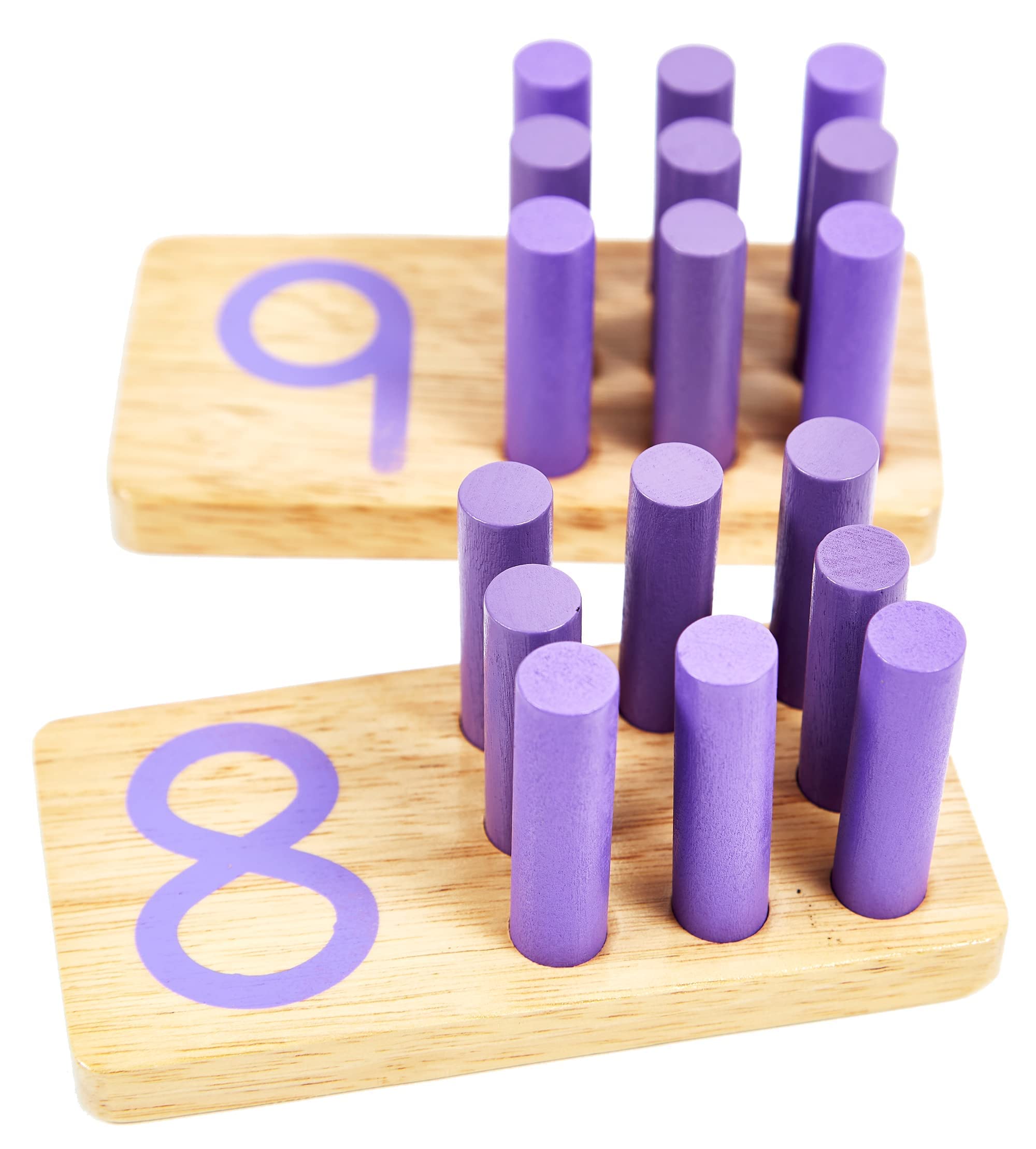 Counting Peg Board Montessori Math And Numbers For Kids Wooden Math