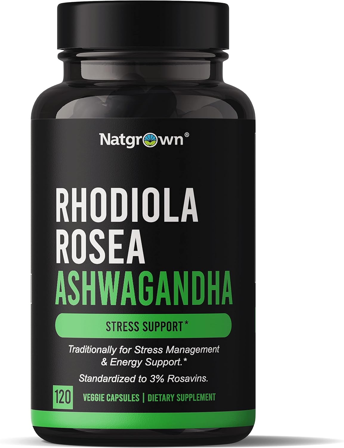 Amazon.com: Natgrown Rhodiola Rosea with Ashwagandha Root Extract ...