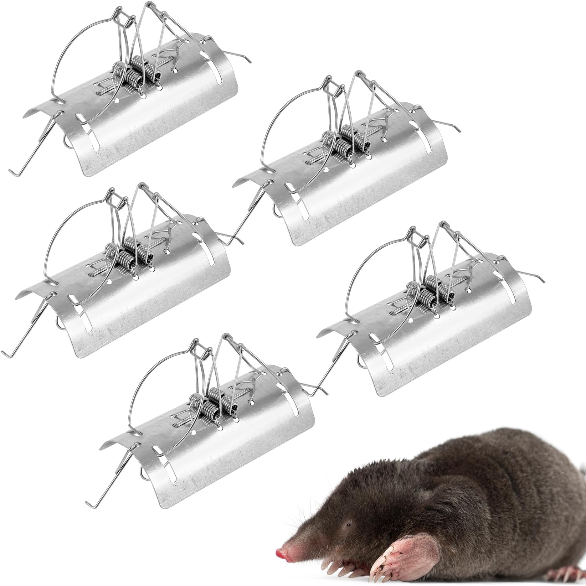 Pest-Stop Claw Mole Trap - Deter Moles - Kill Moles - Powerful Jaws ...